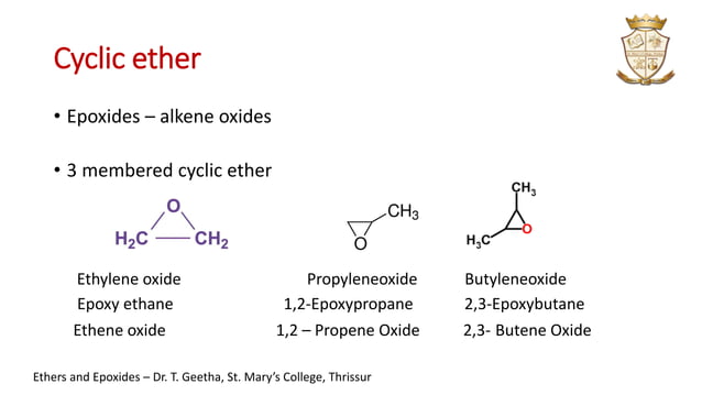 Ethers and epoxide | PDF | Chemistry | Science