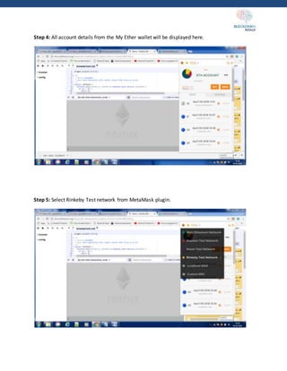 My Ether Wallet Creation using MetaMask | DOCX
