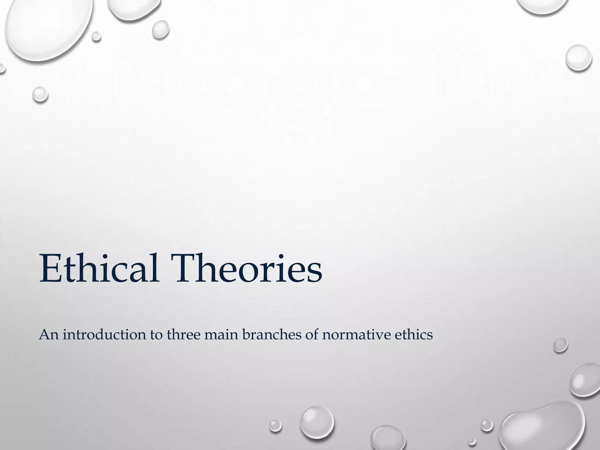 Ethical Frameworks Intro | PPTX
