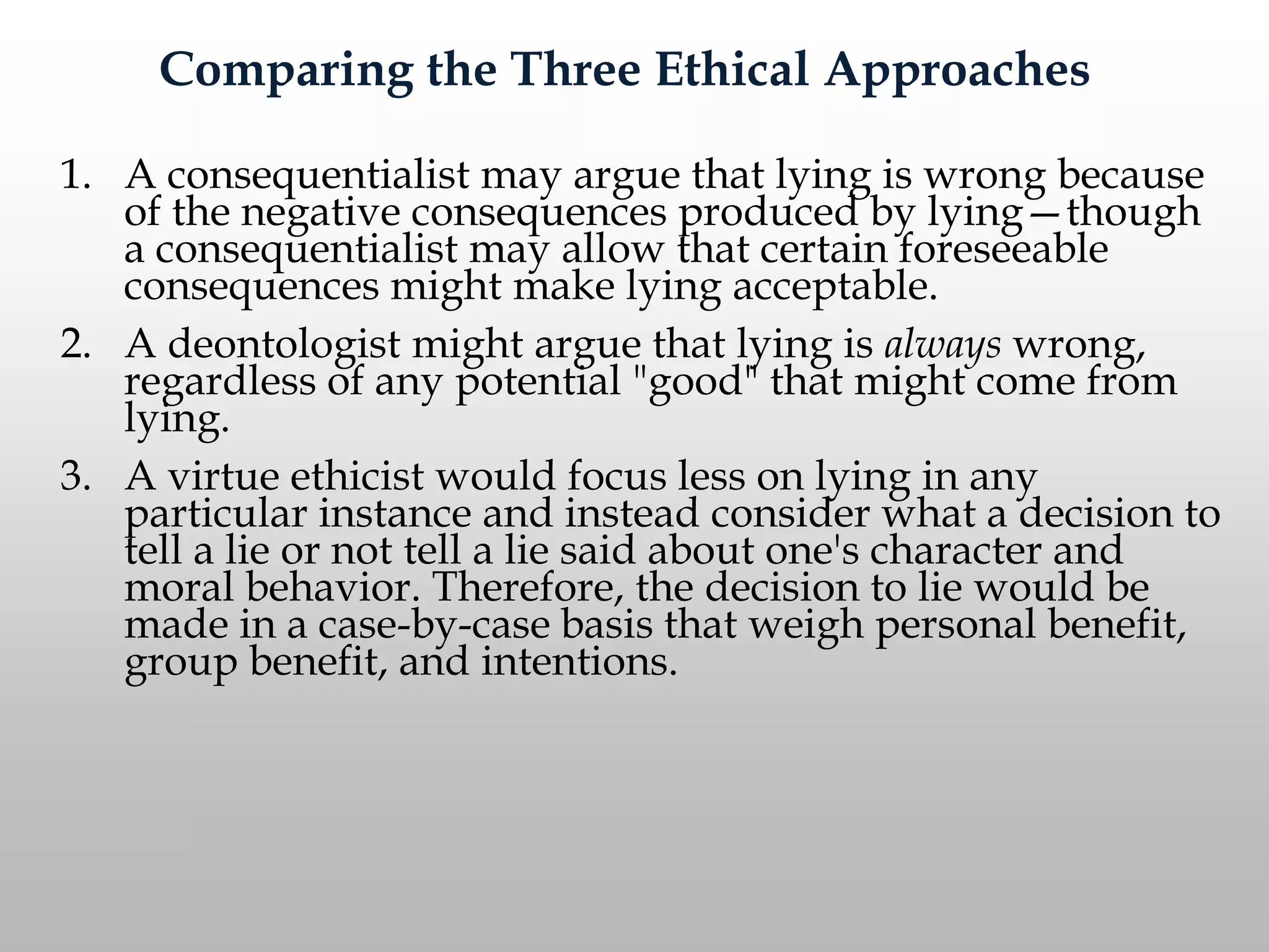 Ethical Frameworks Intro | PPTX