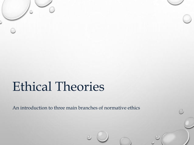 Ethical Frameworks Intro | PPTX