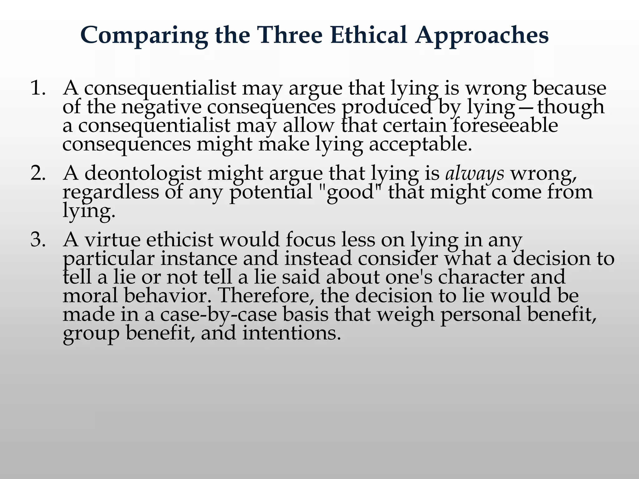 Ethical Frameworks Intro | PPTX