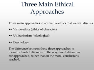 Ethical Frameworks Intro | PPTX