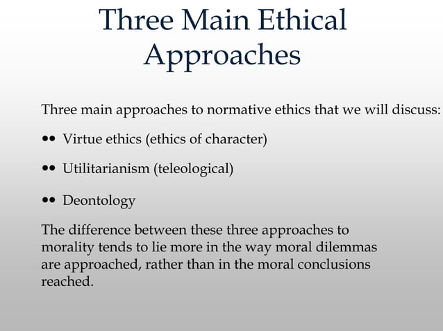 Ethical Frameworks Intro | PPTX