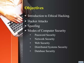 Ethicak hacking | PPT