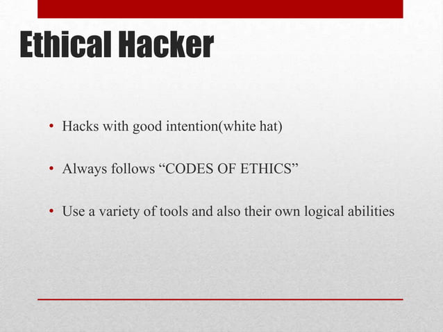 Ethical Hacking Introduction Pptx Computing Technology And Computing