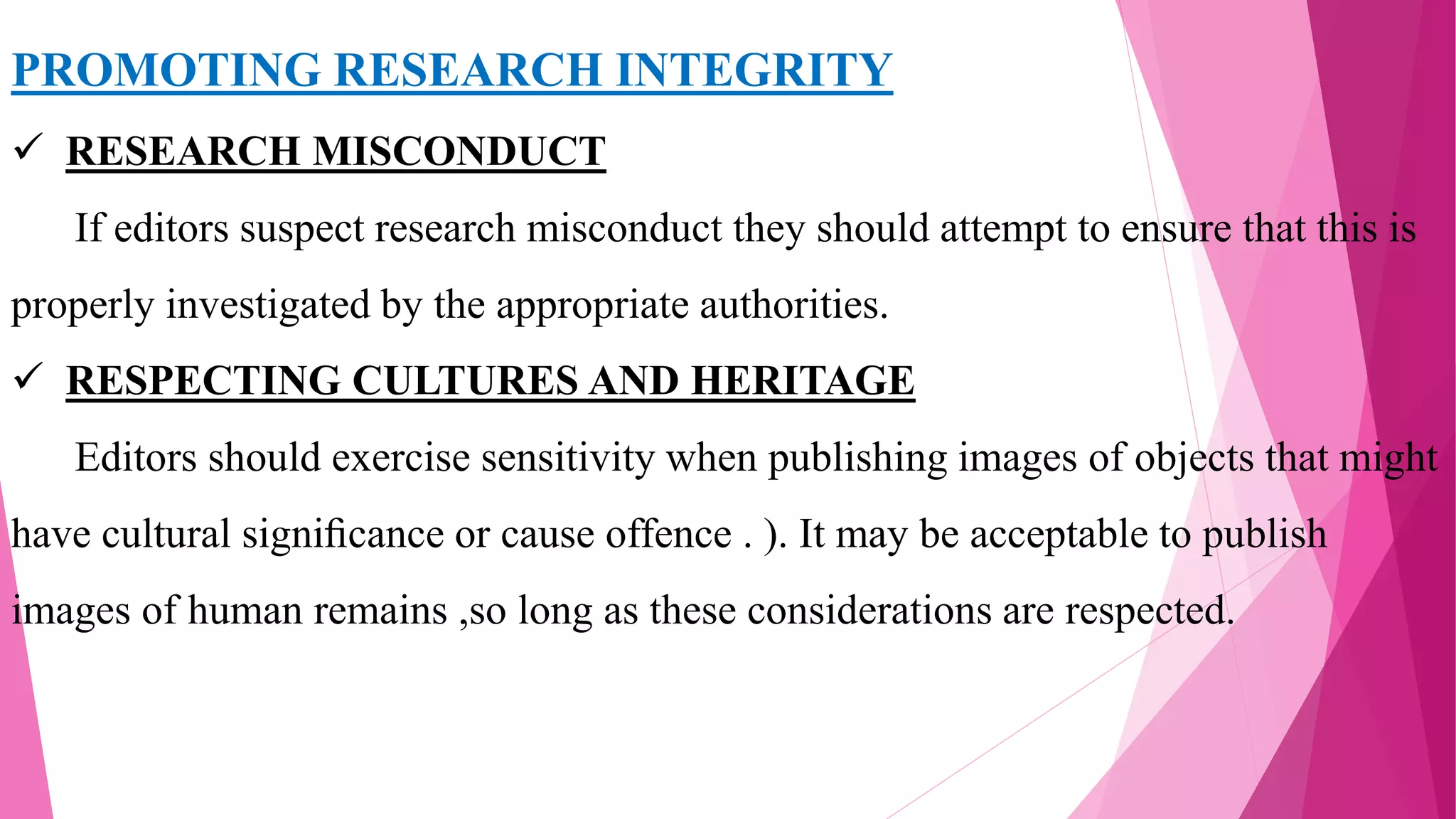 ETHICS OF PUBLICATION | PPTX