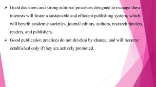 ETHICS OF PUBLICATION | PPTX