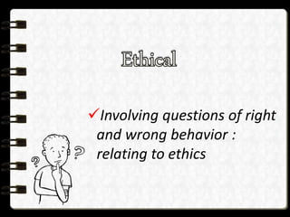 Ethical dilemmas | PPT