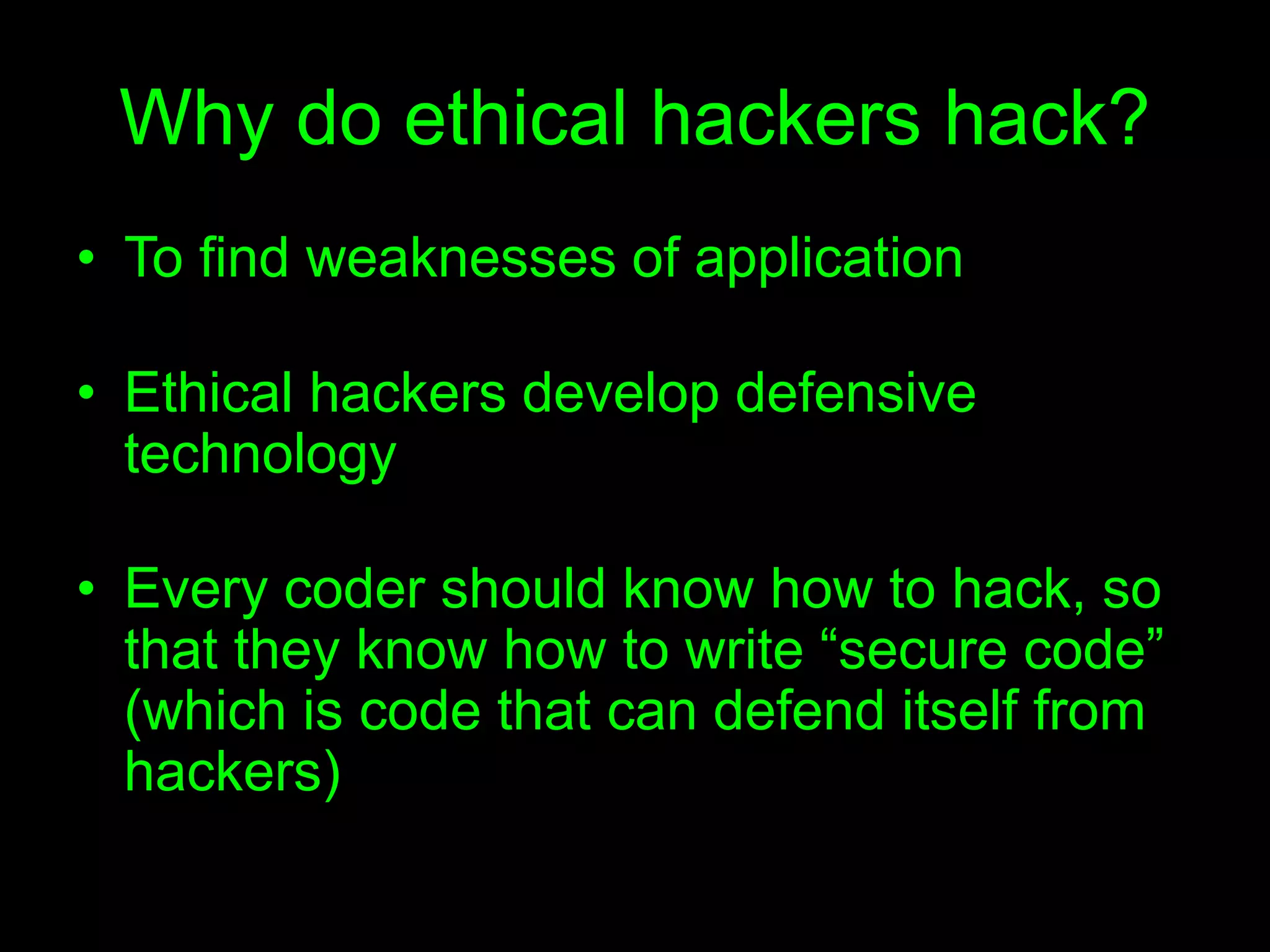 Ethical hacking a research paper | PPTX