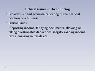 Ethical issues-in-accounting-and-finance | PPT