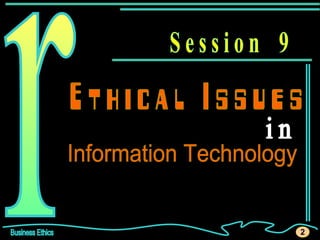 Ethical Issues In ICT | PPT