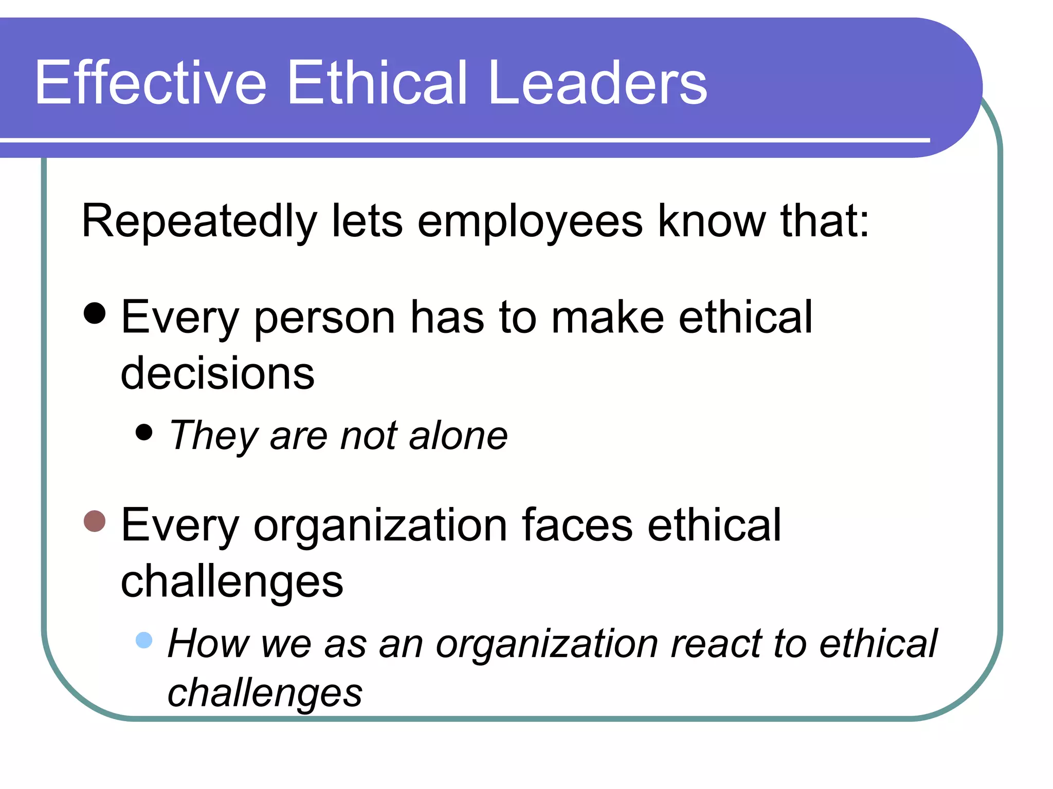 ethical leadership | PPT