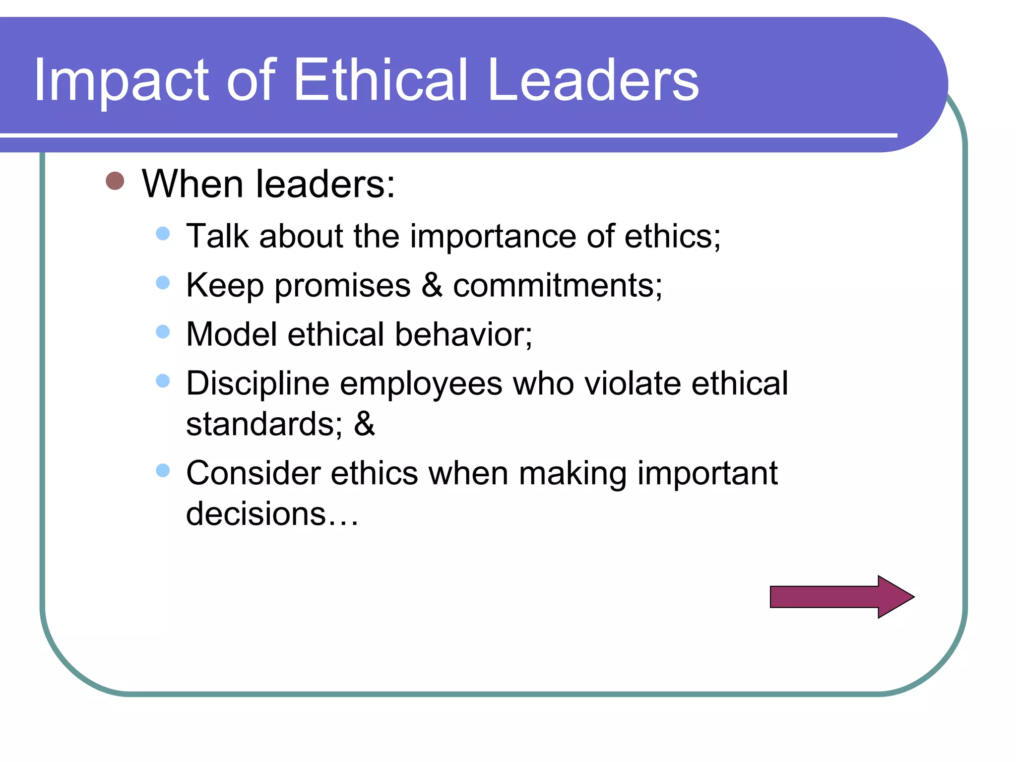 ethical leadership | PPT