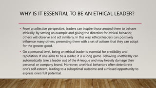 ETHICAL-LEADERSHIP.pptx | Executive Leadership & Management | Business