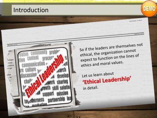 Ethical leadership | PPTX