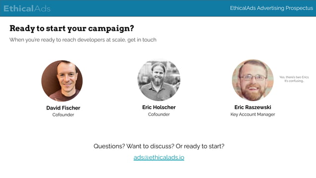 ethicalads advertiser prospectus 2025 Q1 | PPT