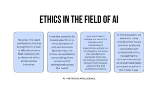 Ethical Artificial Intelligence Presentation | PPTX