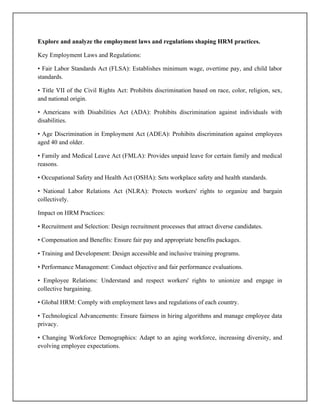 Ethical and Legal Foundations in Human Resource Management.docx