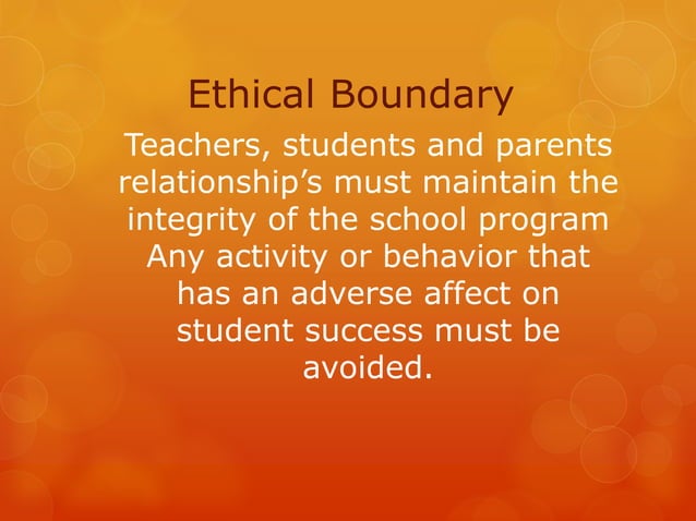 Ethical and legal issues in education | PPTX | Professional School ...
