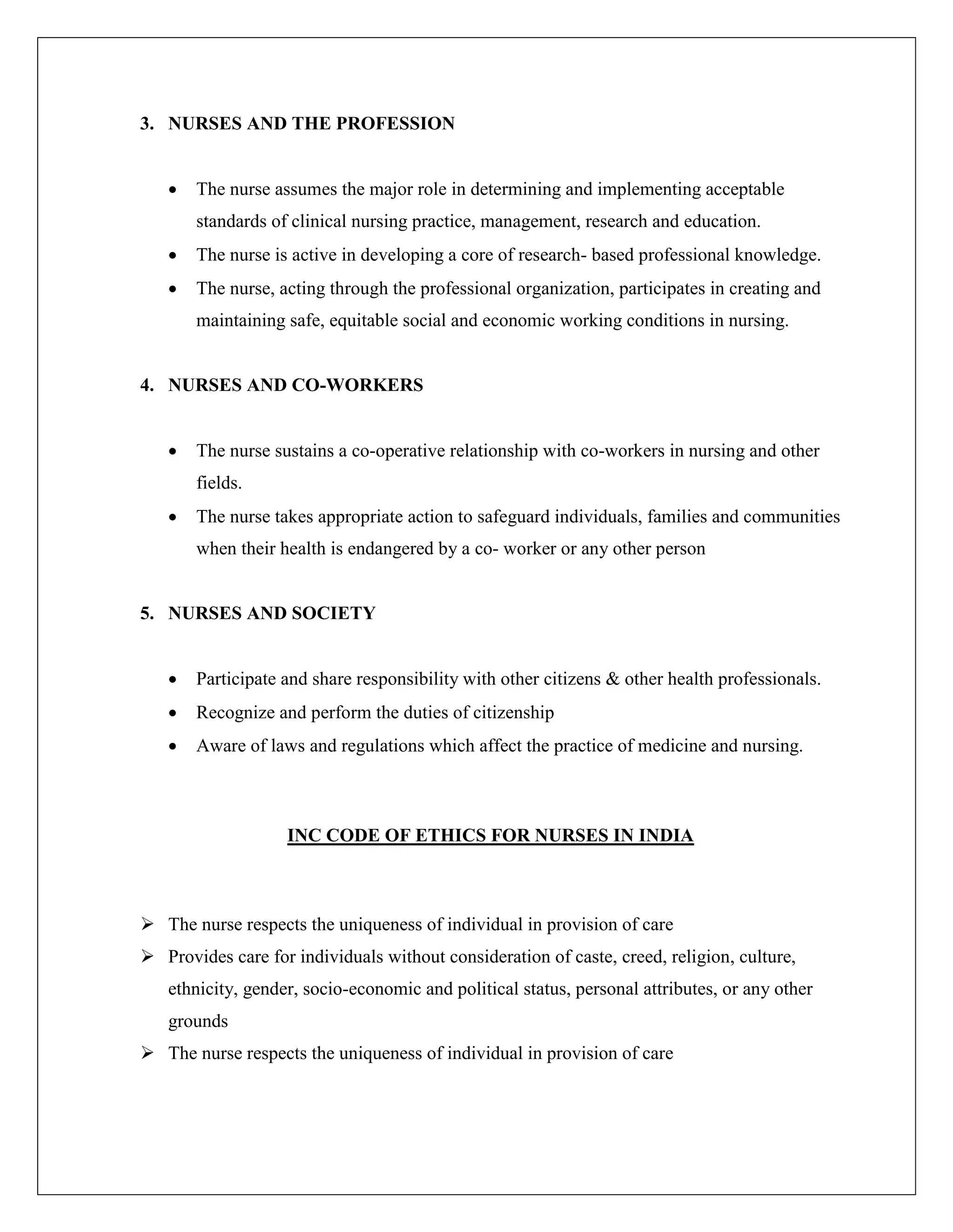 Ethical and legal issues in nursing | PDF