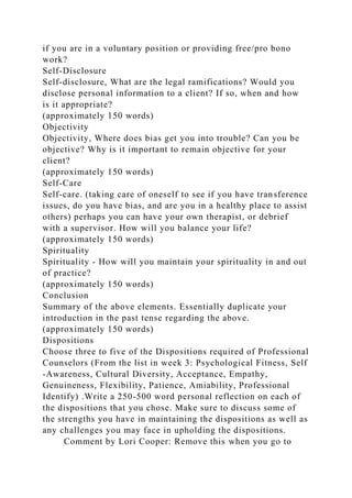 ETHICAL AND LEGAL VIEW OF THE DEVELOPING COUNSELOR2ETHICAL AND .docx