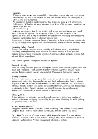 Ethical and security issues on MIS inte 322 assignment.docx