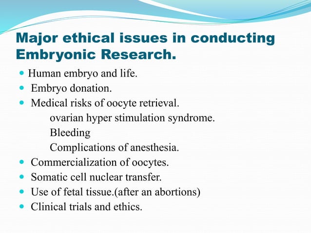 Ethical and Social consideration of Stem Cell Research | PPTX ...