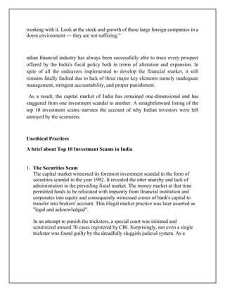 Ethical and unethical business practices | DOCX