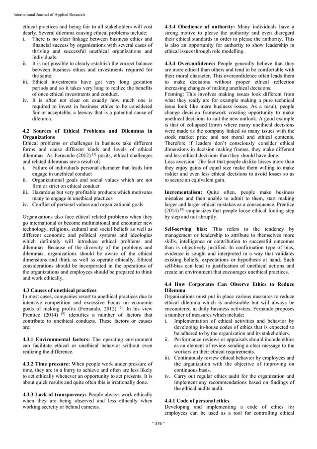 Ethical and unethical leadership issues | PDF