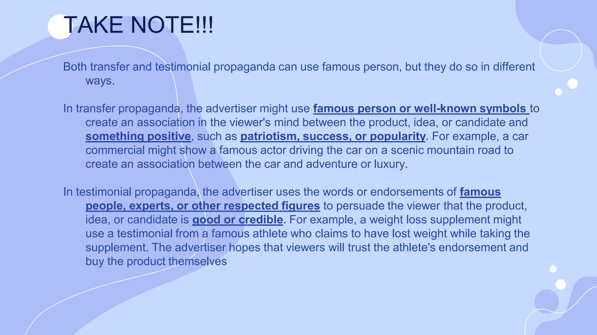 English 8 Ethical Appeal (Types of Propaganda) | PPTX