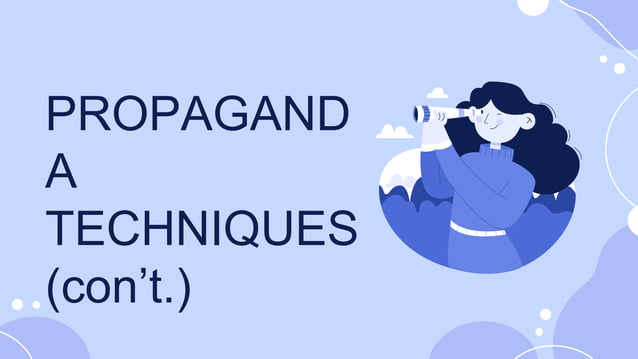 English 8 Ethical Appeal (Types of Propaganda) | PPTX | Business ...