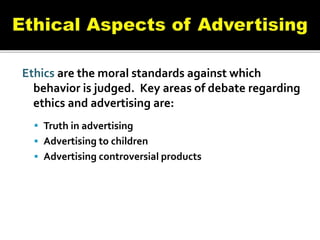Ethical aspects of advertising | PPTX