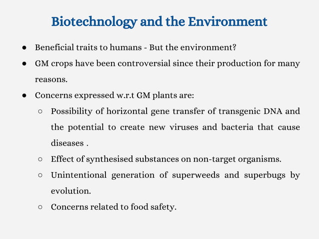 Ethical Aspects of Biotechnology | PDF | Agriculture | Industries