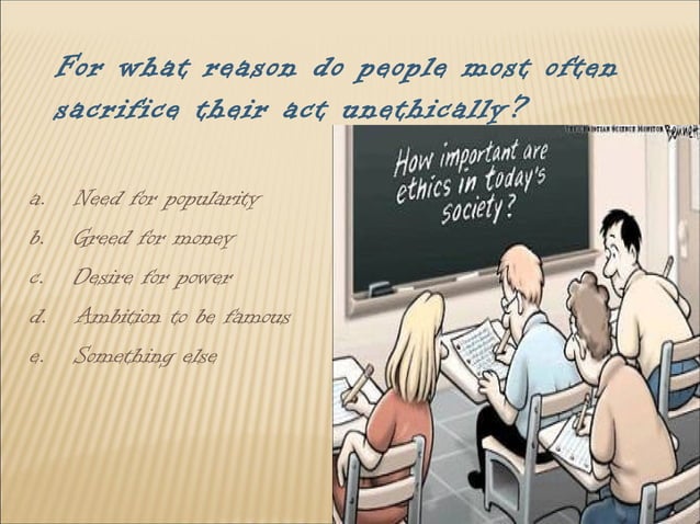 Ethical behaviour | PPT
