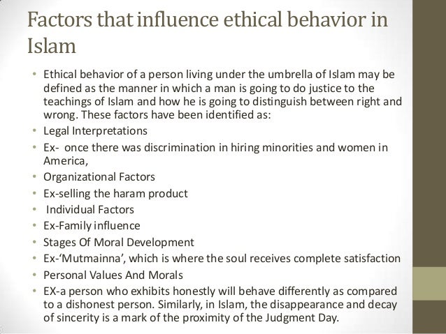 Factors That Influence Ethical Behavior