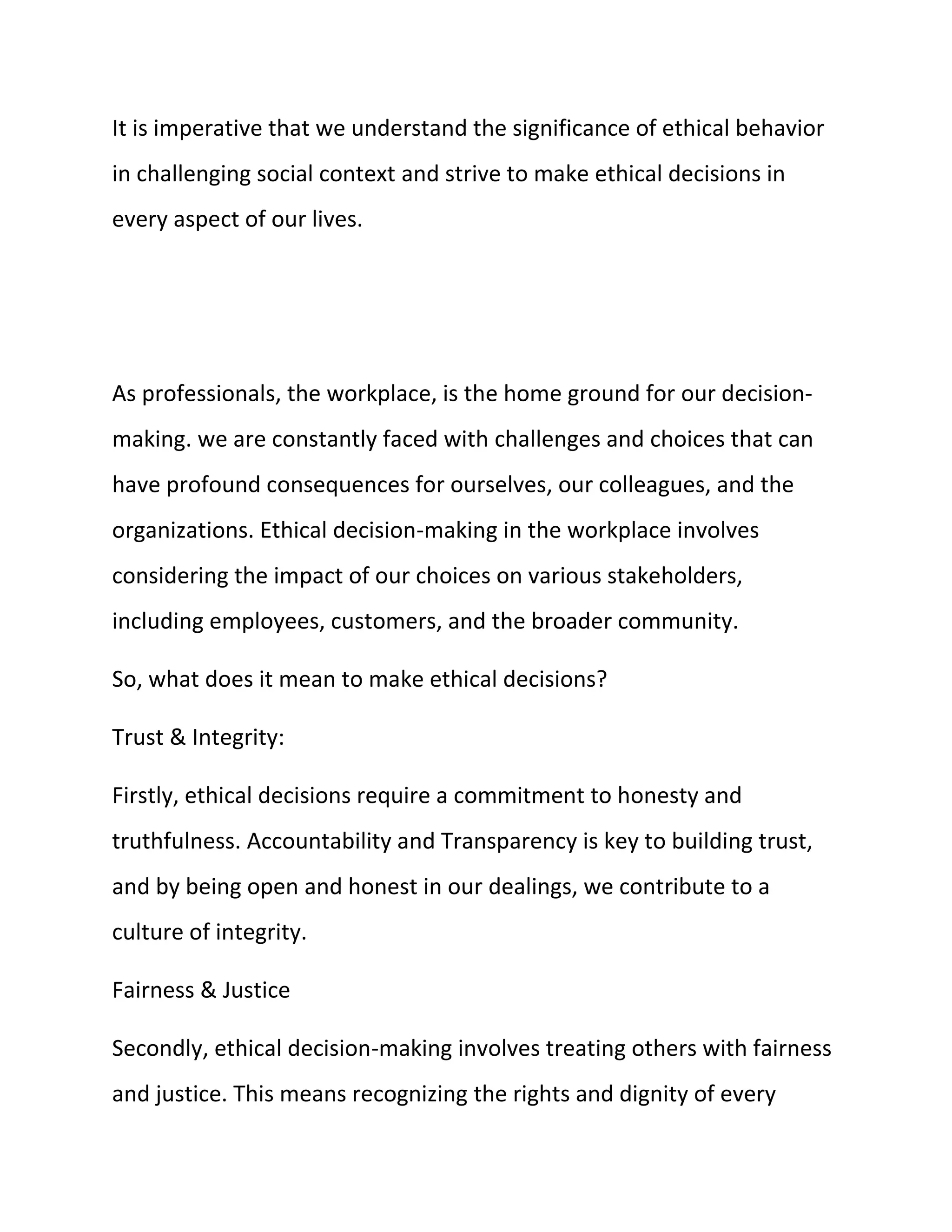 Ethical Behaviour and ethical decision Making.docx