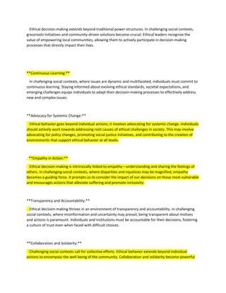 Ethical Behaviour and ethical decision Making.docx