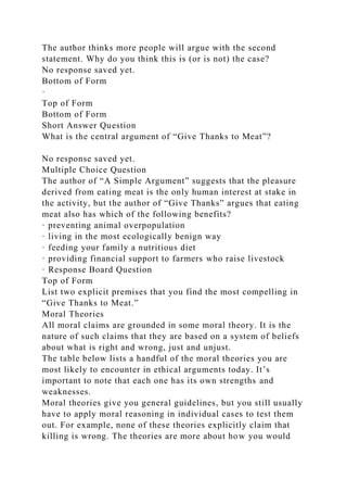 Ethical ClaimsBoth ethics and morals involve considerations abou.docx