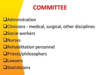 Ethical committee, code of ethics ppt | PPTX