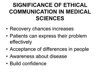 Ethical communication | PPTX
