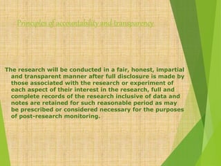 Ethical consideration in research | PPTX