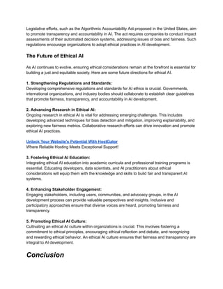 Ethical Considerations in AI Development- Ensuring Fairness and ...