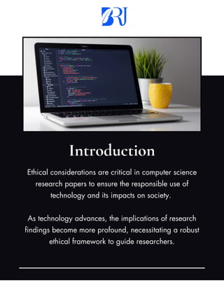 Ethical Considerations in Computer Science Research Papers | PDF
