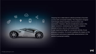 Ethical considerations in connected mobility design | PPT