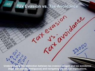 Ethical Considerations in Tax Compliance | PPTX