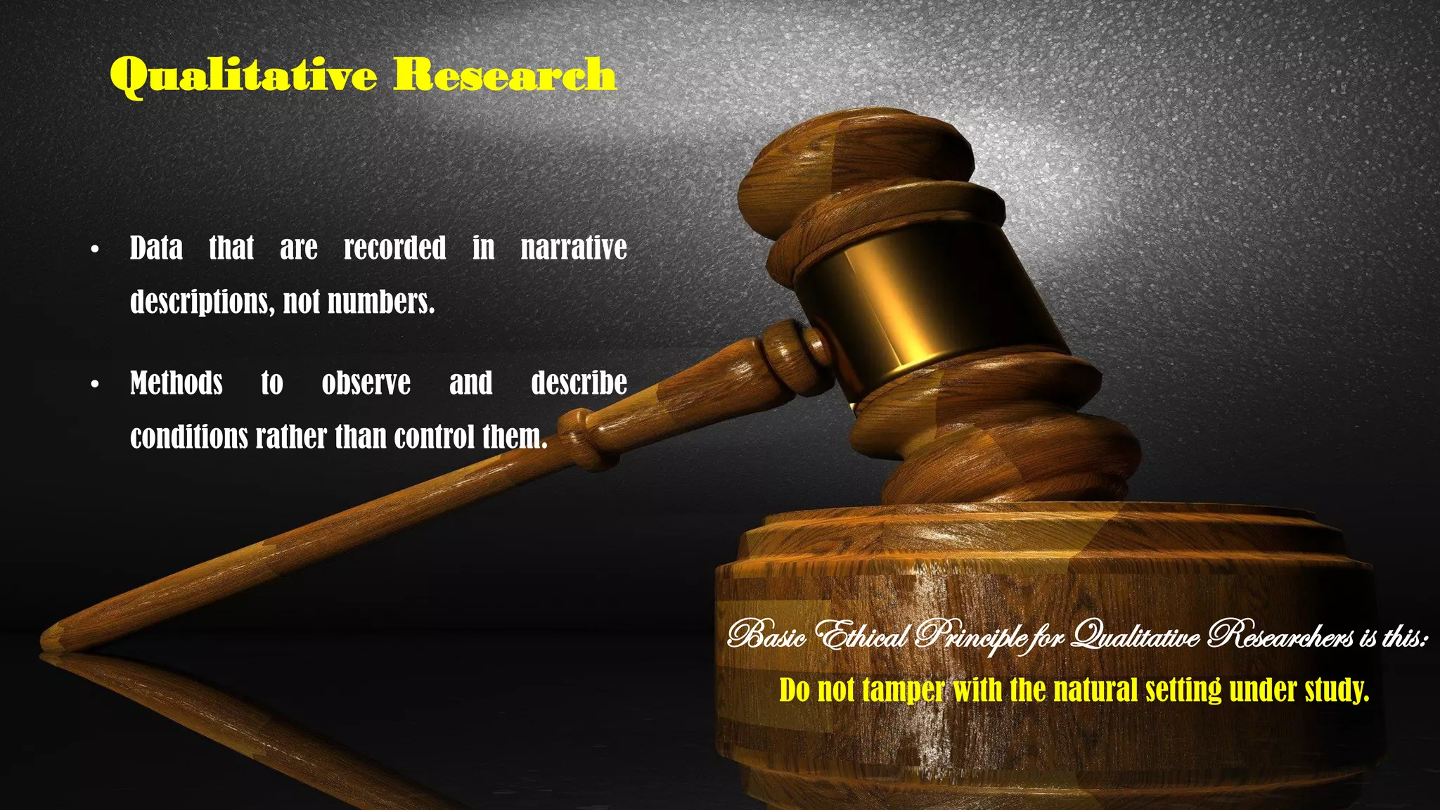 Ethical consideration of Quantitative and Qualitative Research | PDF