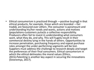 Ethical consumerisim | PPTX