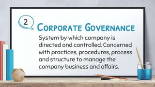 Ethical & Corporate Governance | PPT