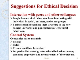 Ethical decision making | PPT